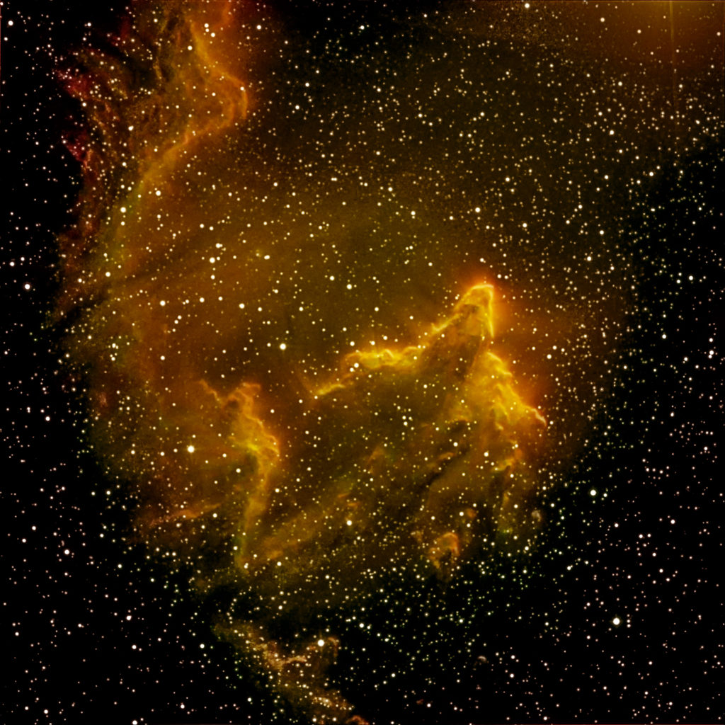 Ghost Nebula, IC 63 - Michael Adler Earth and Sky Imaging