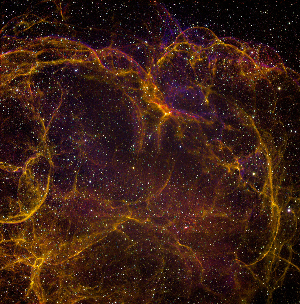 Spaghetti Nebula, SH2-240 - Michael Adler Earth and Sky Imaging