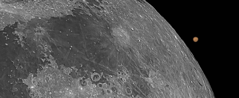 Full Moon, Mars Occulation (Crop) - Michael Adler Earth and Sky Imaging